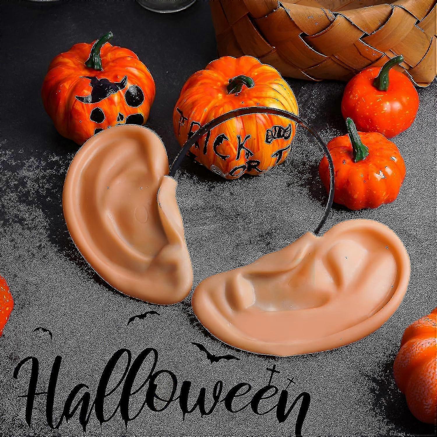 2 Pcs Oversized Jumbo Fake Ears Pig Giant Ears Headband Costume ...