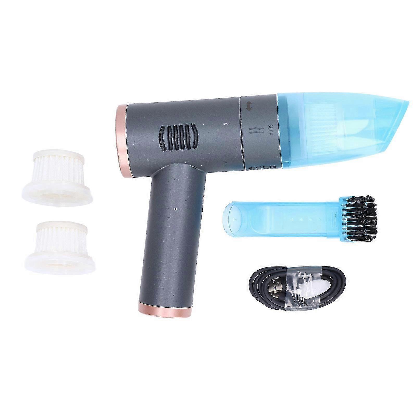 Wireless Charging Car Vacuum Cleaner Rechargeable Blow Suction ...