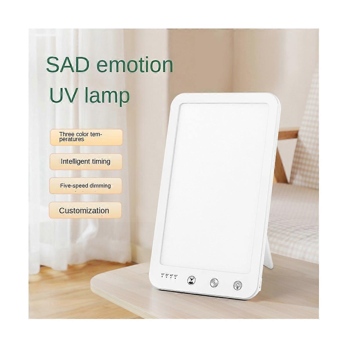 SAD LED Mood Light Daylight 5 Brightness Levels Simulating Natural Cure ...