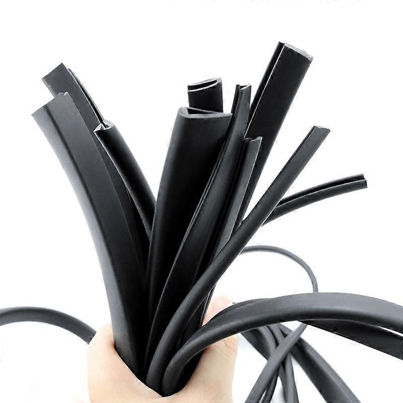 1 Meter Black Rubber Edge Strip U Sealing Strip Edge Trim For Glass ...