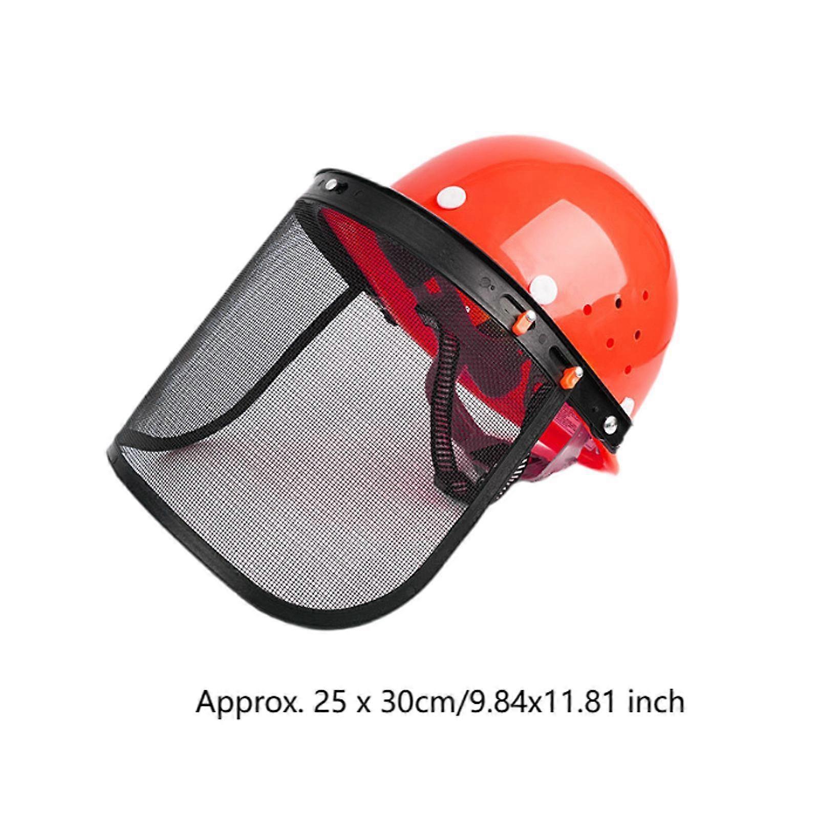 Chain Saw Helmet Weeds Whacking Helmet for Arborist Lawn Mowing Grass ...