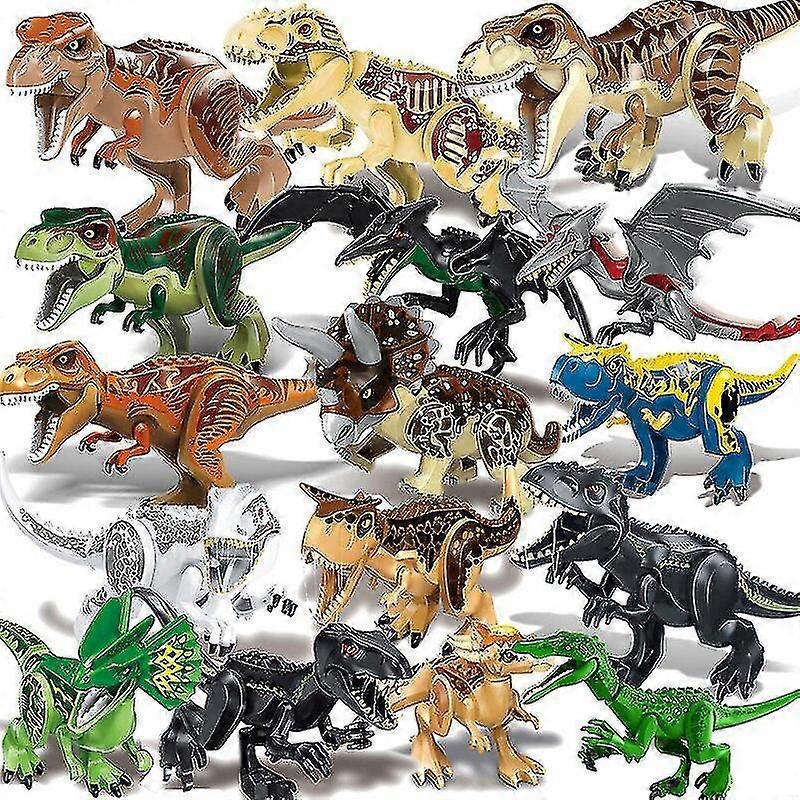 1pc Jurassic Big Size Dinosaur Building Blocks T-rex Quetzalcoatlus ...