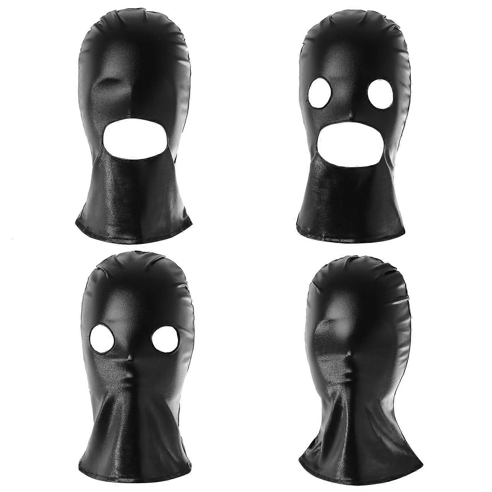 Latex Hood Mask Open Eyes Mouth Nostrils Mask Hood Unique Club Wear ...