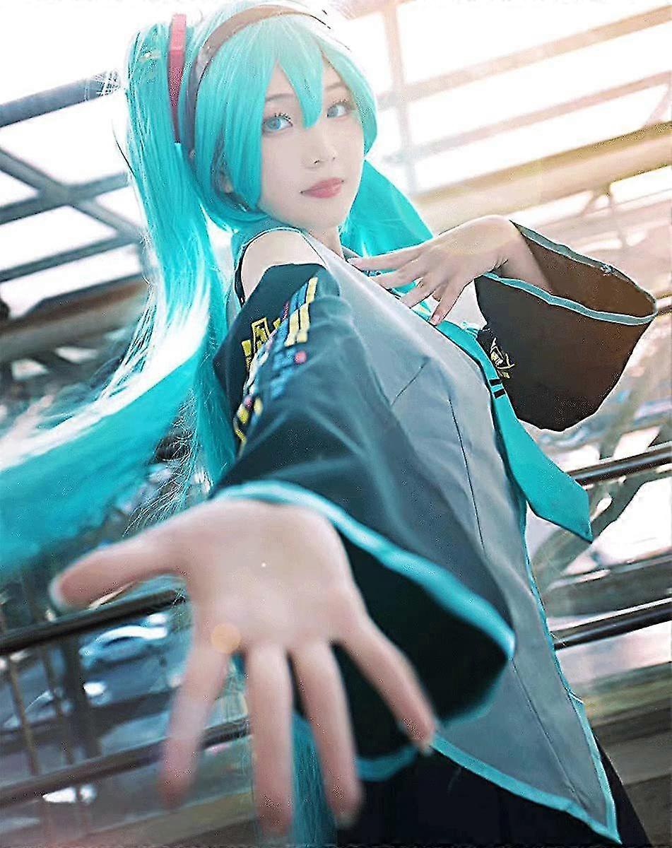 Hatsune Miku Cosplay Vocaloid Costume For Women Performance Show Dress ...