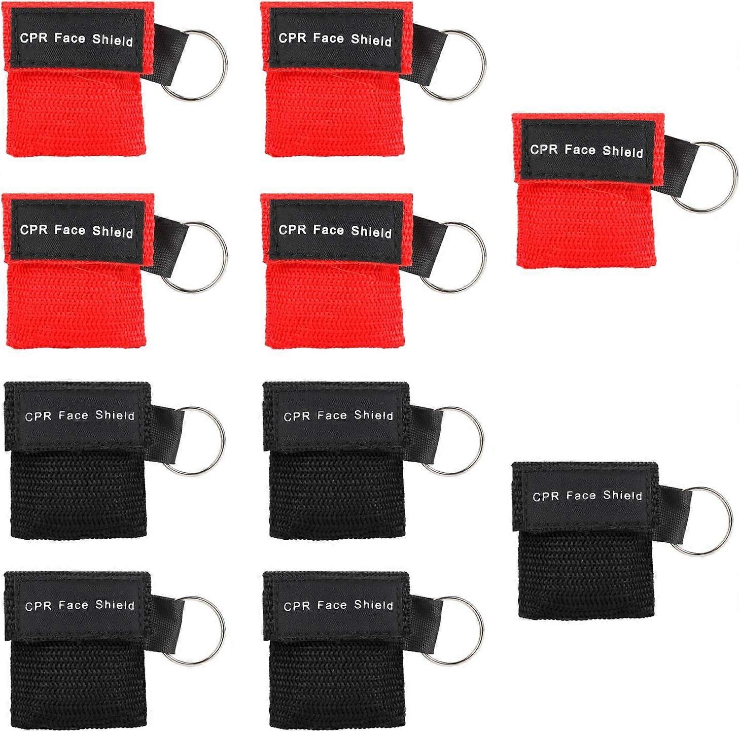 Pearl Rare First Aid Sets CPR Mask + Keychain Key Bag Red Black Red ...