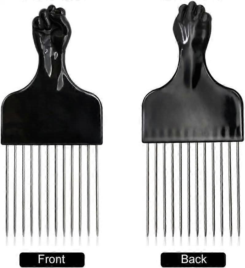 Metal Afro Comb, African Hair Comb, Metal Afro Pick Comb, Wide Tooth ...