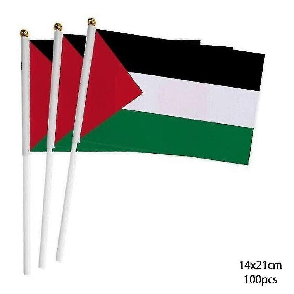 5/10/20/50/100pcs Palestine Stick Flag Fade-resistance Portable Flags ...