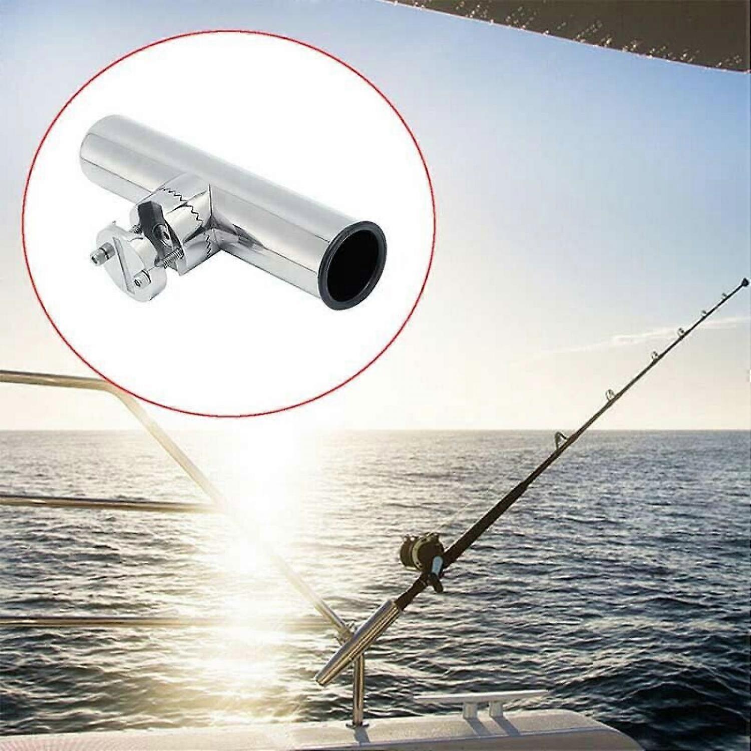 Fishing Rod Holder Stainless Steel Rail Mount Rail 19-25MM For Marine ...