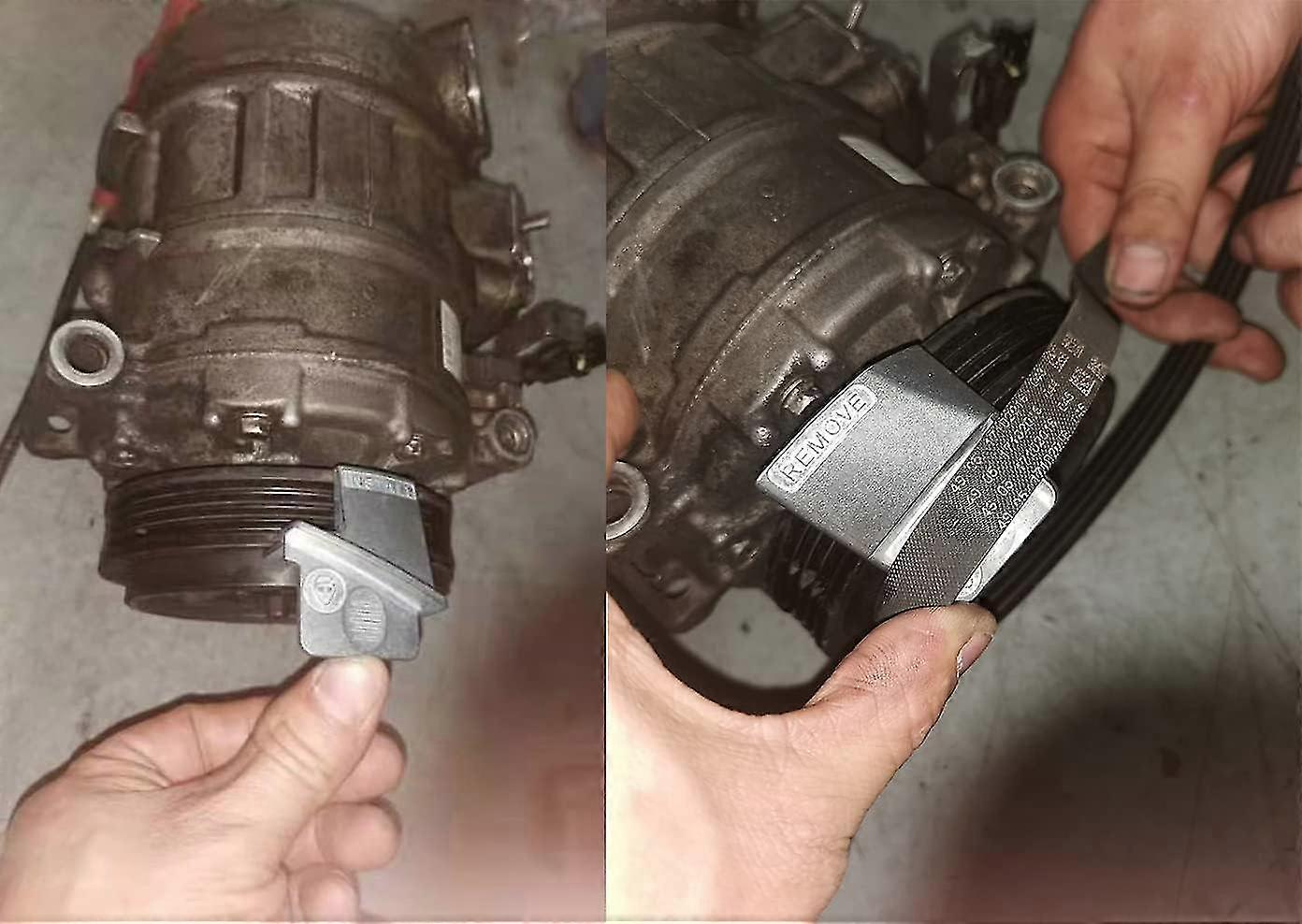 2pcs Metal Stretch Belt Removal/installation Tools, Ribbed Drive Belt ...