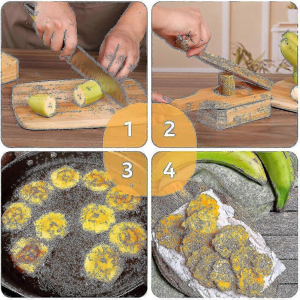 Wooden Tostonera Plantain Press Banana Smasher Maker,for Tostones ...