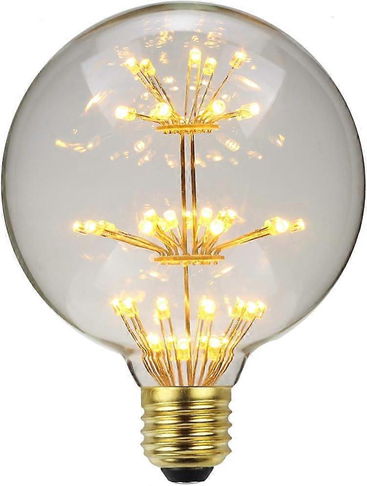 Led Vintage Light Bulb RGB Firework Edison Bulb 3W 220/240V E27 ...