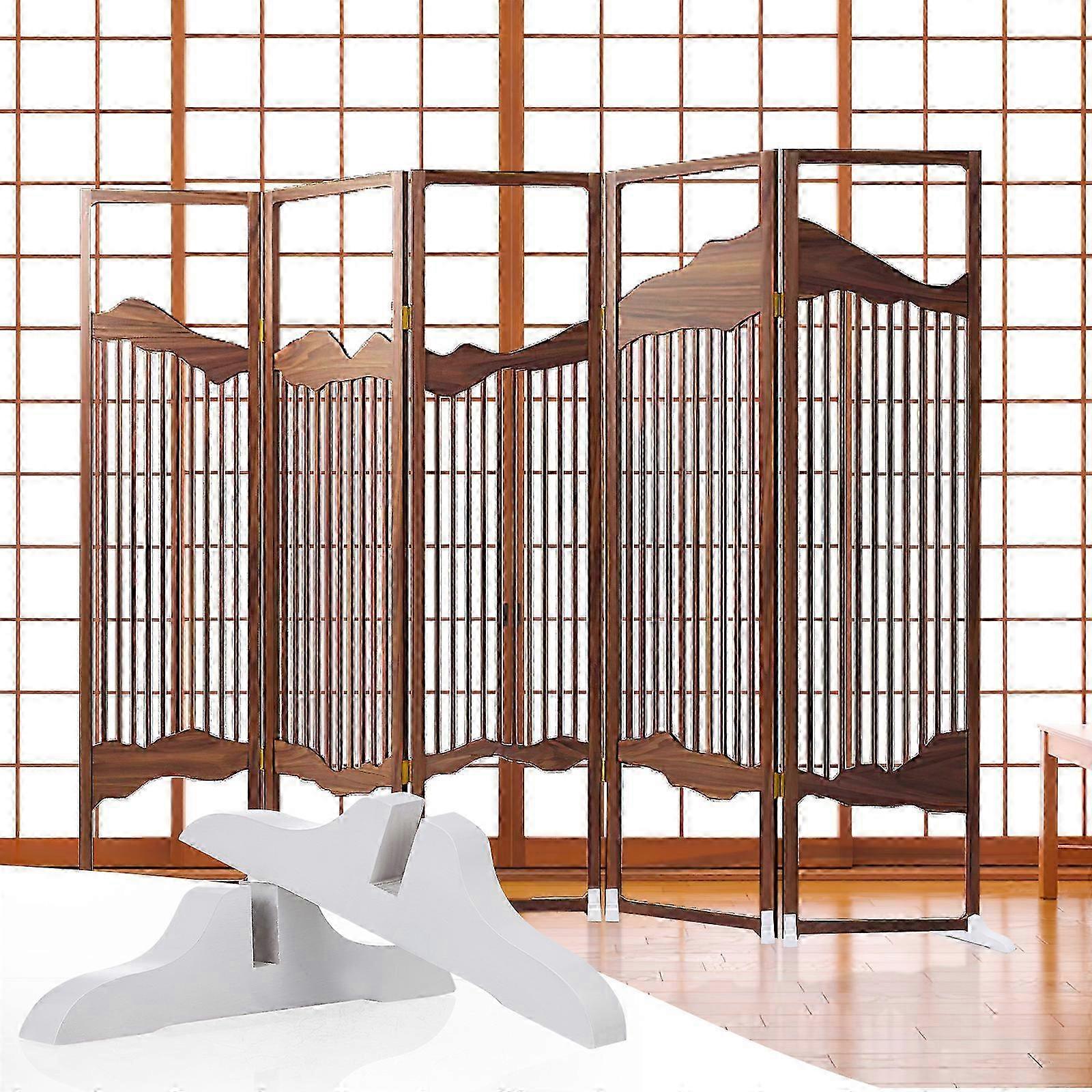 2pcs Room Divider Base Folding Screen Panel Base Folding Room Divider ...