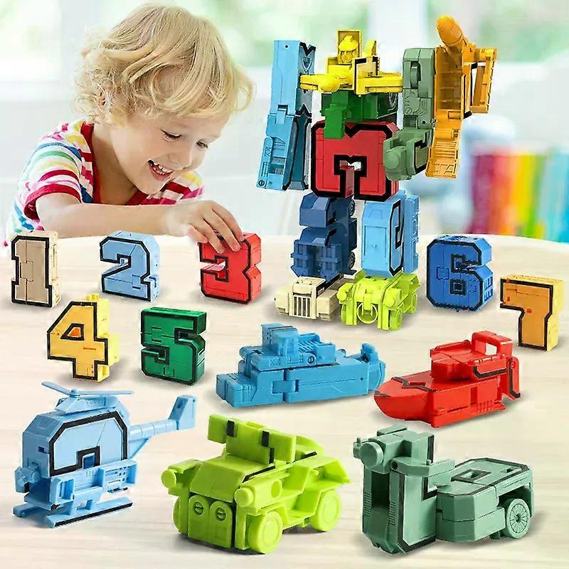 Gaibosi Numbers Action Figures 2" Transforming Deformation Assemble ...