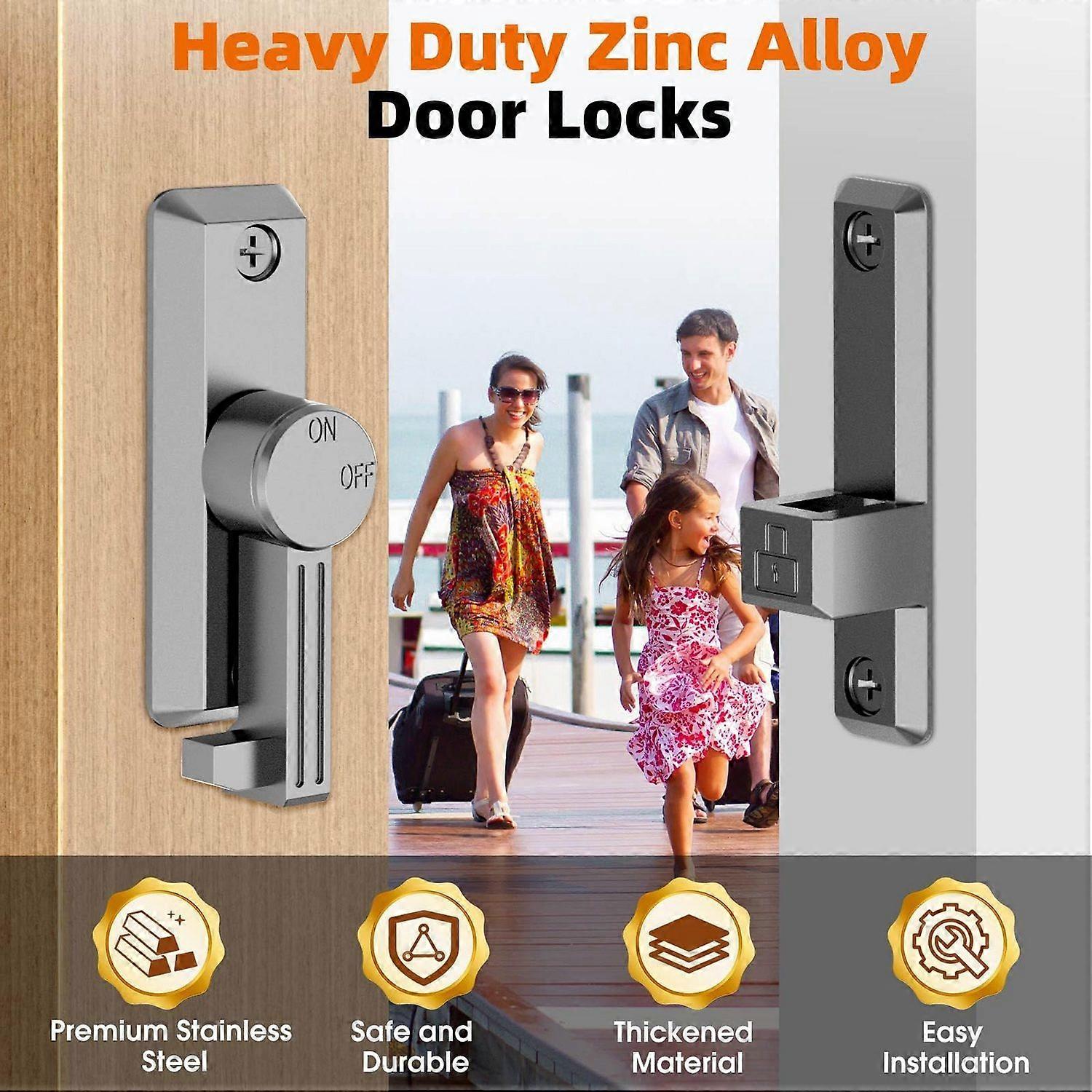 Folding bolt, 90/180 degrees, zinc alloy lock, secure folding, durable ...