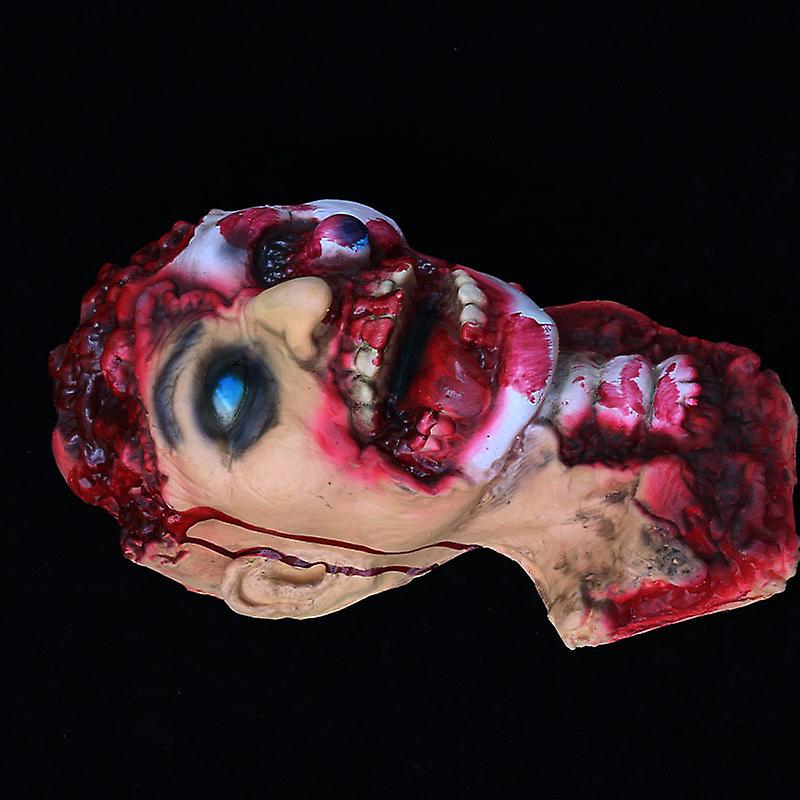 Halloween Decoration Severed Cut Off Head Scary Fake Bloody Body Parts ...