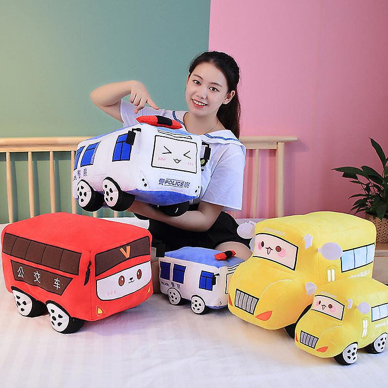 Large Car Shaped Plush Toy Stuffed Cartoon Vehicle Plushies Cushion ...