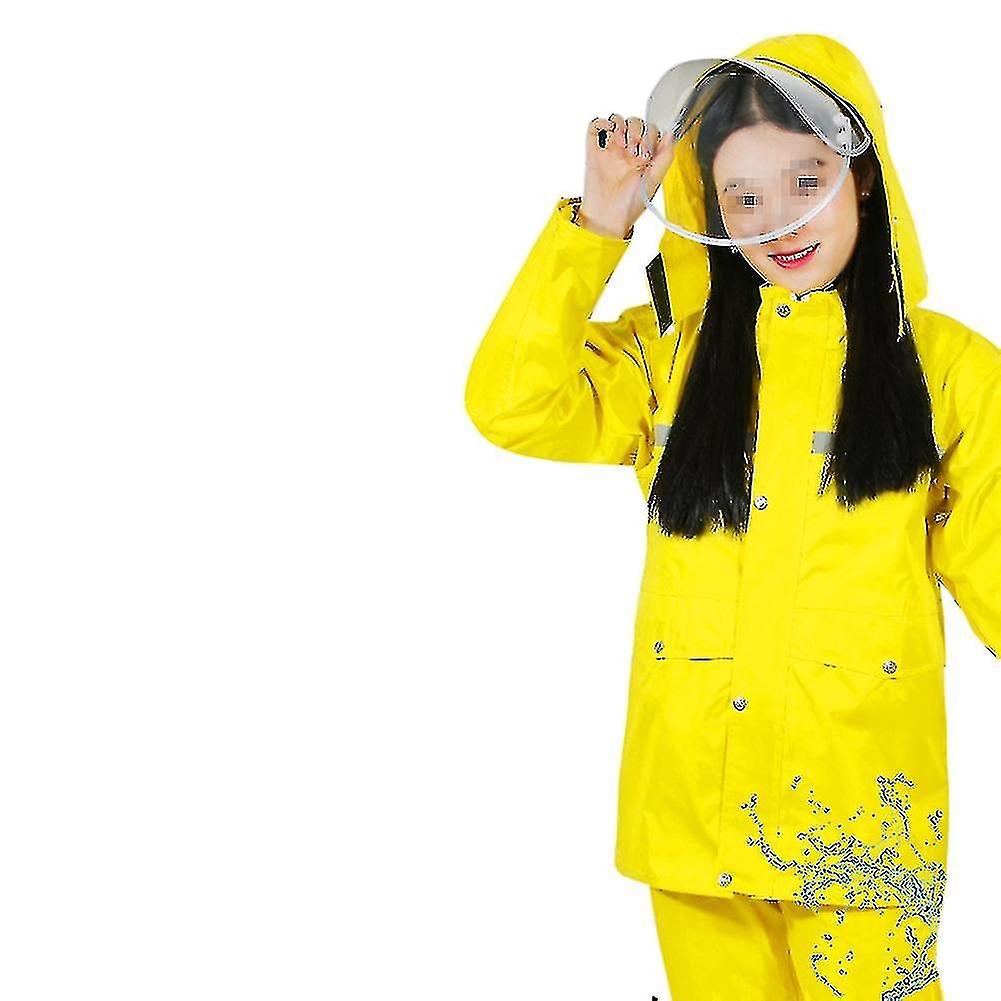 Women Rain Suit Jacket & Trouser Suit Raincoat Outdoor Waterproof Anti-storm | Fruugo UK