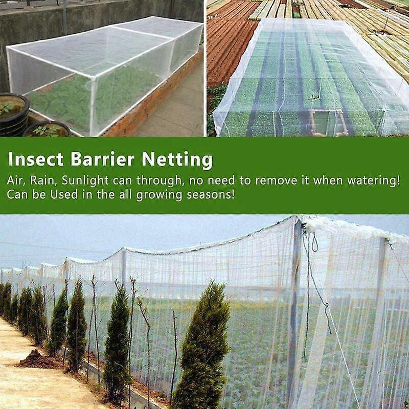 White Anti Insect Vegetable Garden Netting 3 x 10 M, Vegetable Garden ...
