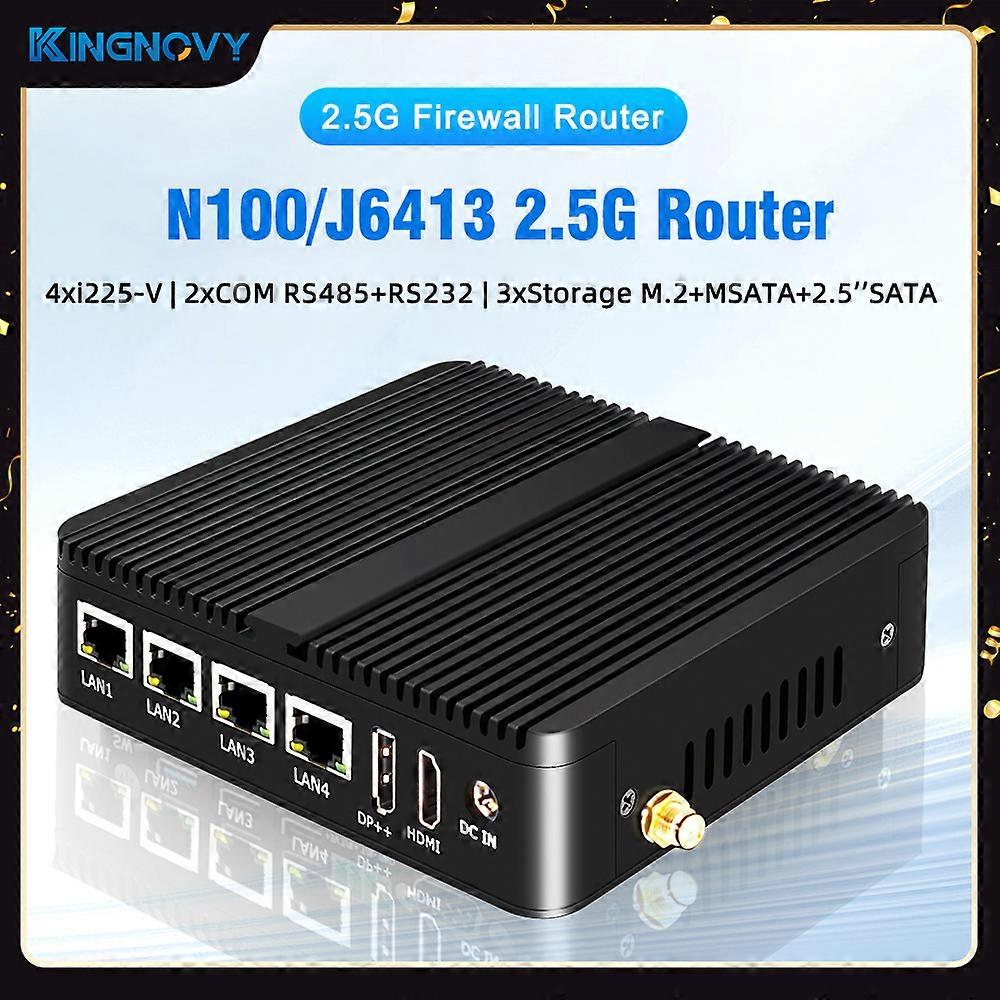 Intel N100 J6426 J6413 Firewall Router 12th Gen 2.5g 4x I225-v Lan 2 ...