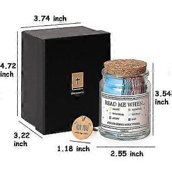 The Hope Jar Bible Verses, Glass Prayer Jar with 90 Coloring Scriptures ...