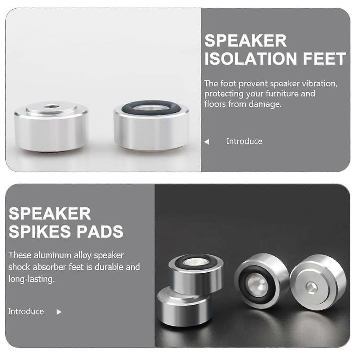 Speaker Absorber Shock Feet Pad for Amplifier Feet for Subwoofer ...