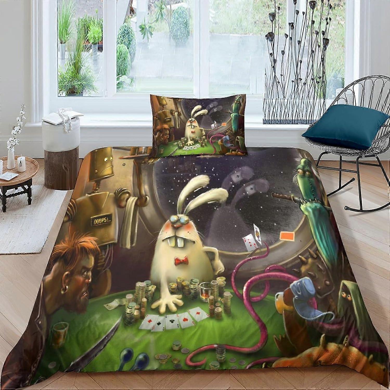 Interesting D Print Duvet Cover, Microfiber Duvet Cover, Innovative ...