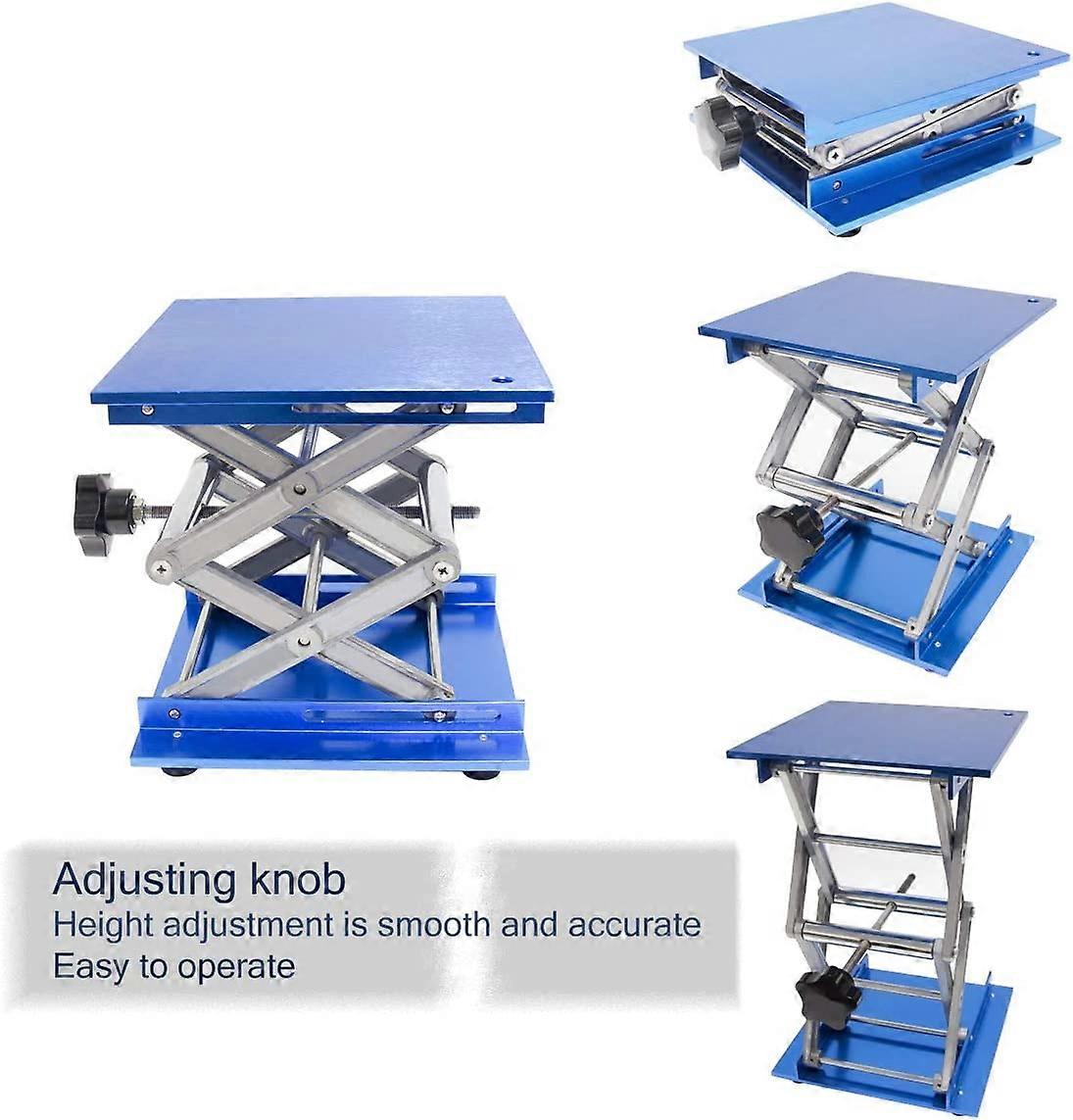 Wisamic Lab Jack Lyftbord 8x8 tum Aluminium Lyftstativ Plattform ...