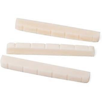 42MM Unbleached Pure Bone Nut Guitar Slotted Bone Nut For Strat Tele ...
