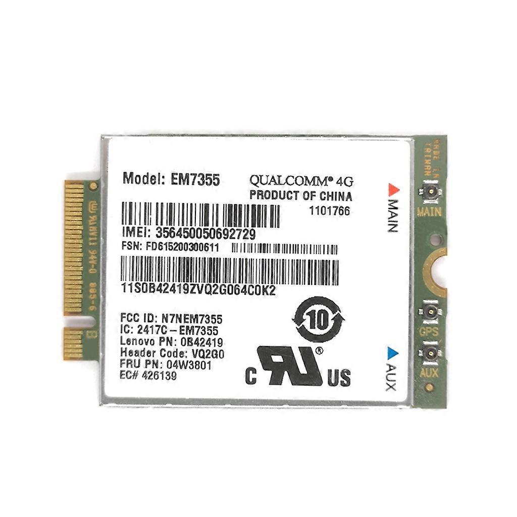 4G Card Module EM7355 Gobi5000 WWAN PCIe Wireless AirPrime ...