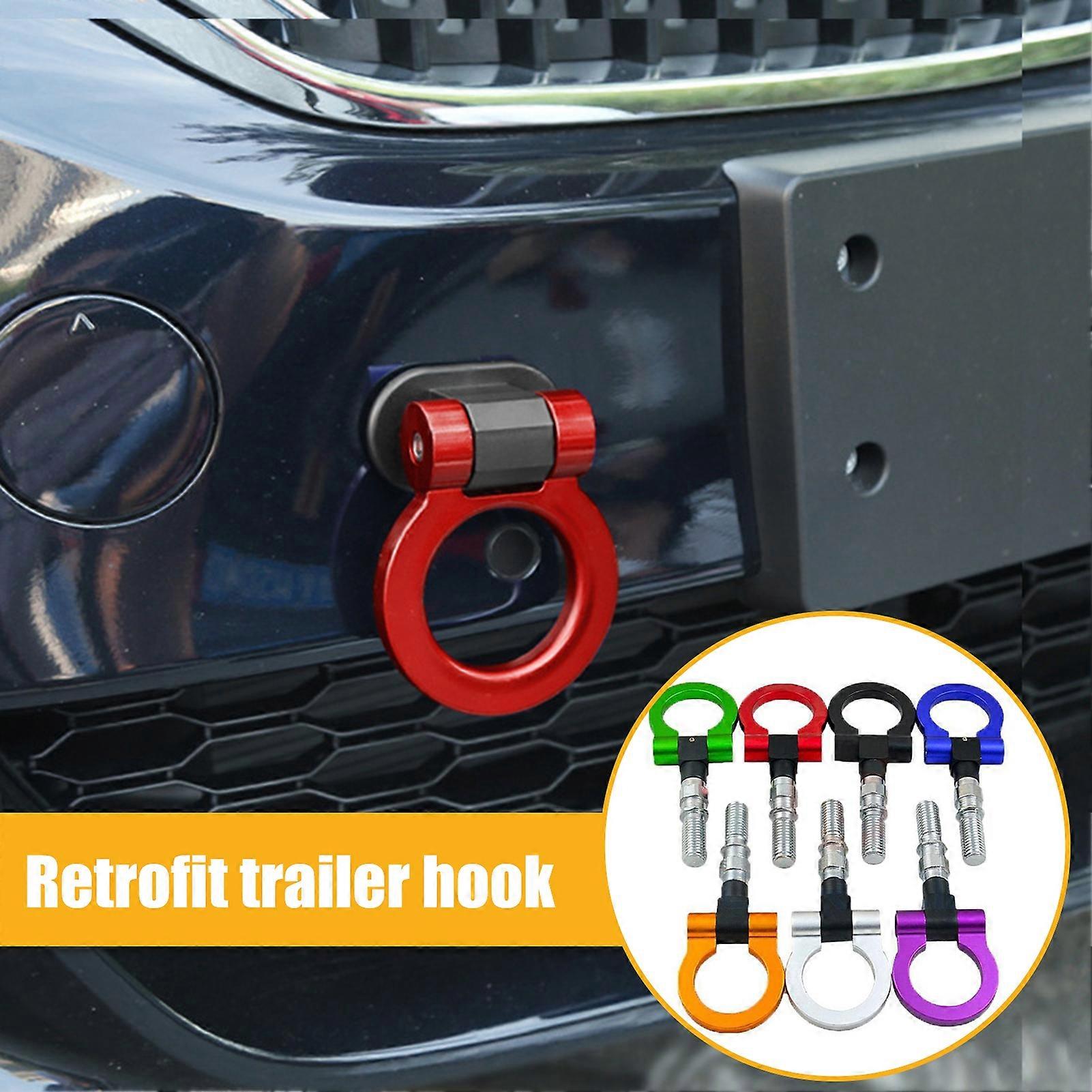 Car Tow Hook Sturdy Wear-resistant JP/EU Plug Front Bumper Auto Trailer ...