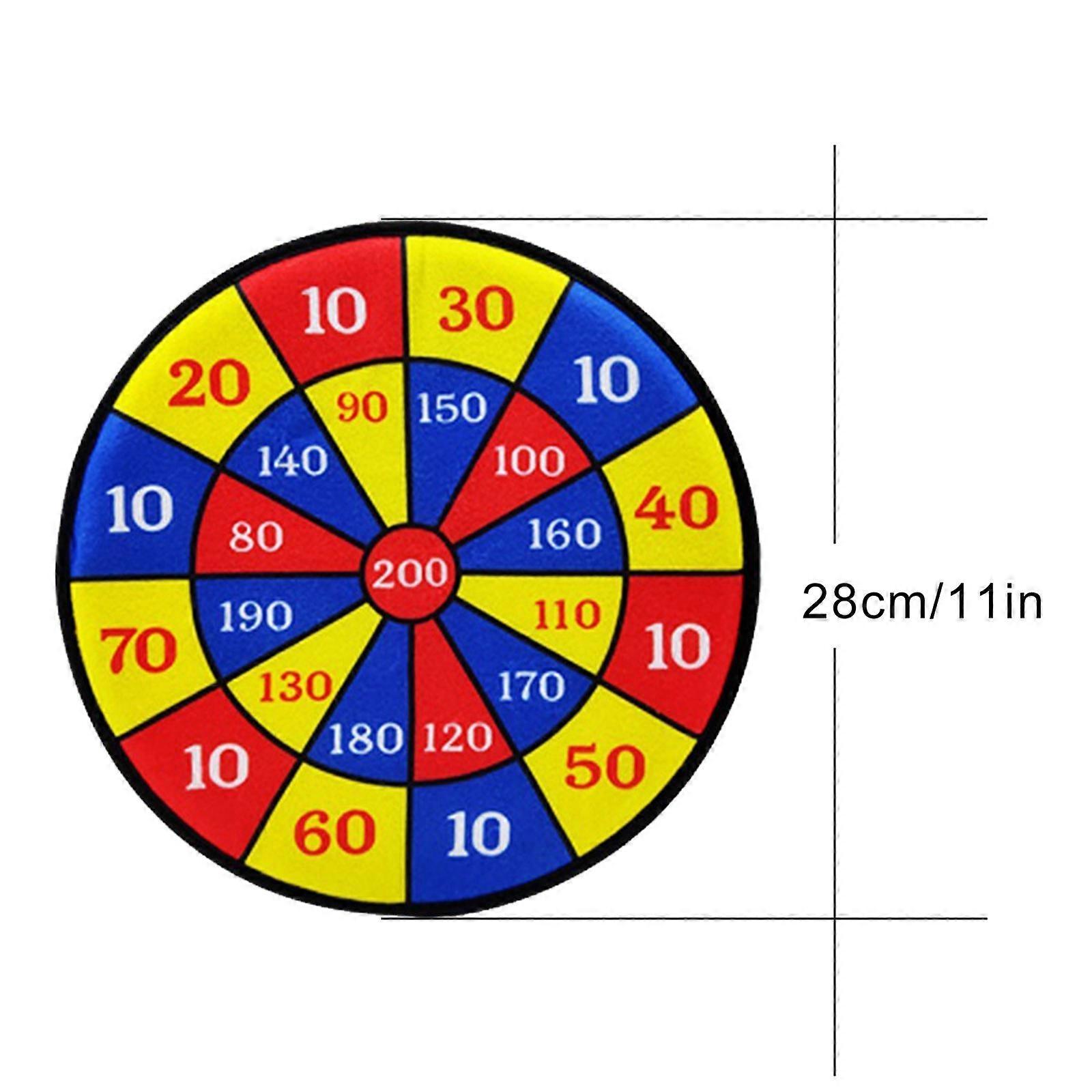 Dart Board Set 11inches Dart Board With Hook 2 Balls And 2 Darts Safe ...