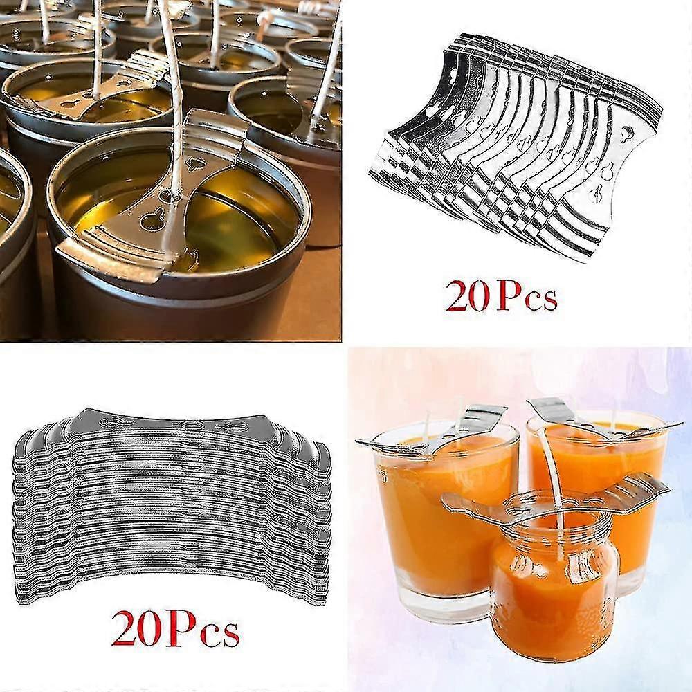 20pcs Metal Candle Wick Centering Device | Fruugo UK
