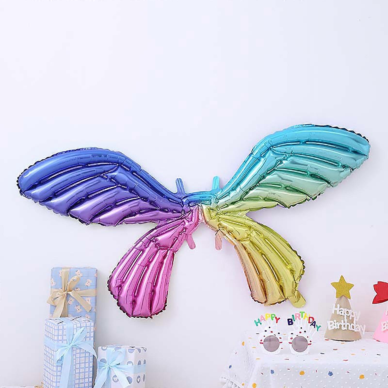 Angel Butterfly Balloon Wings Party Decorations, Aluminum Film Angel ...