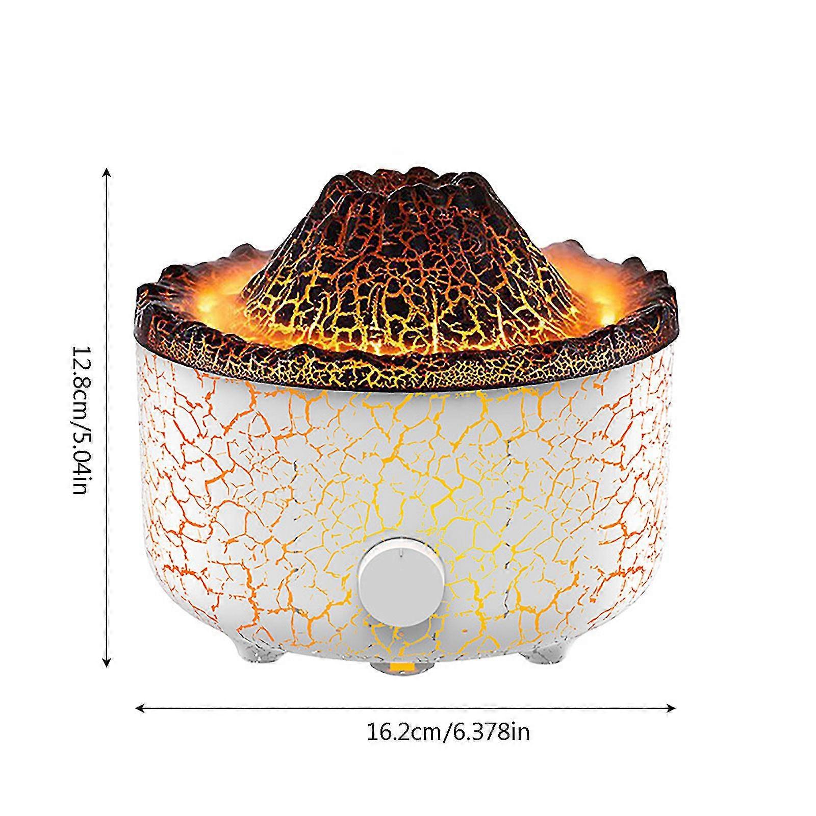 Volcanic Lava Aromatherapy Machine Home Desktop Humidifier Flame ...