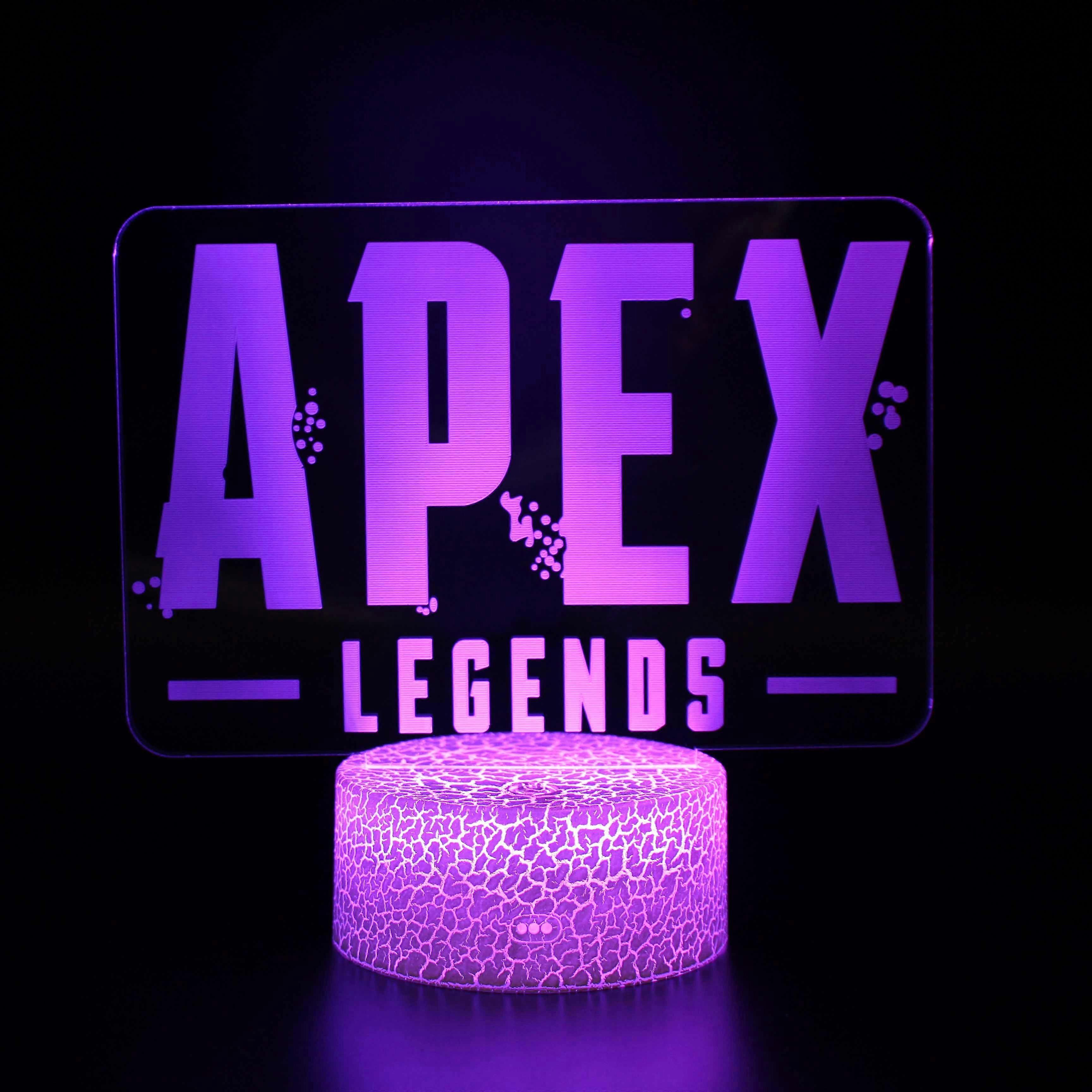 Apex Legends Gaming Room Decoracion Rgb Deco Gamer Setup Luces ...
