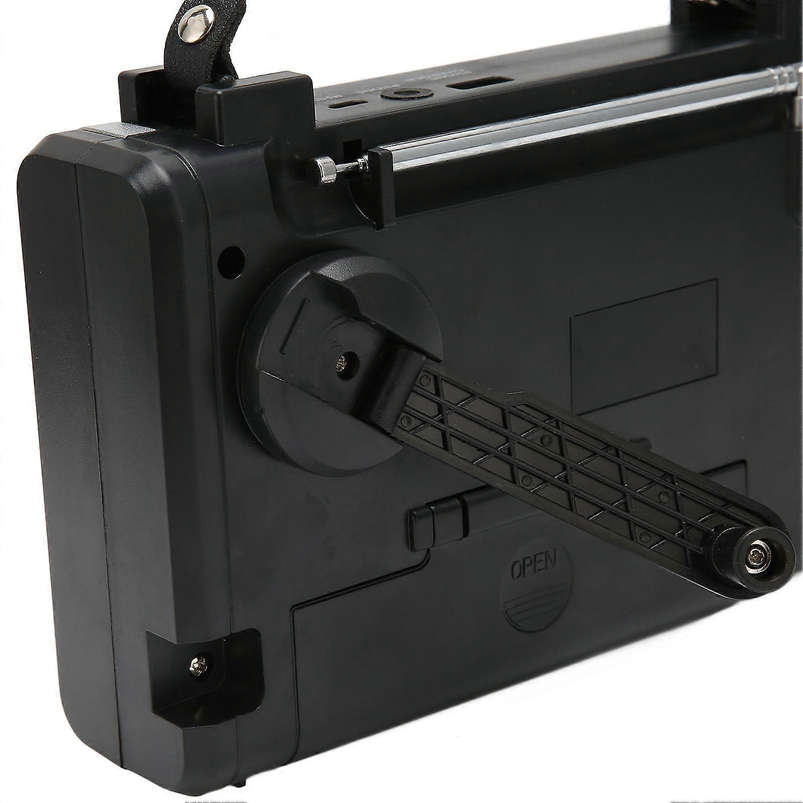 LED Hand Crank Radio AM FM SW Solar Dynamo Outdoor Emergency Radio with ...