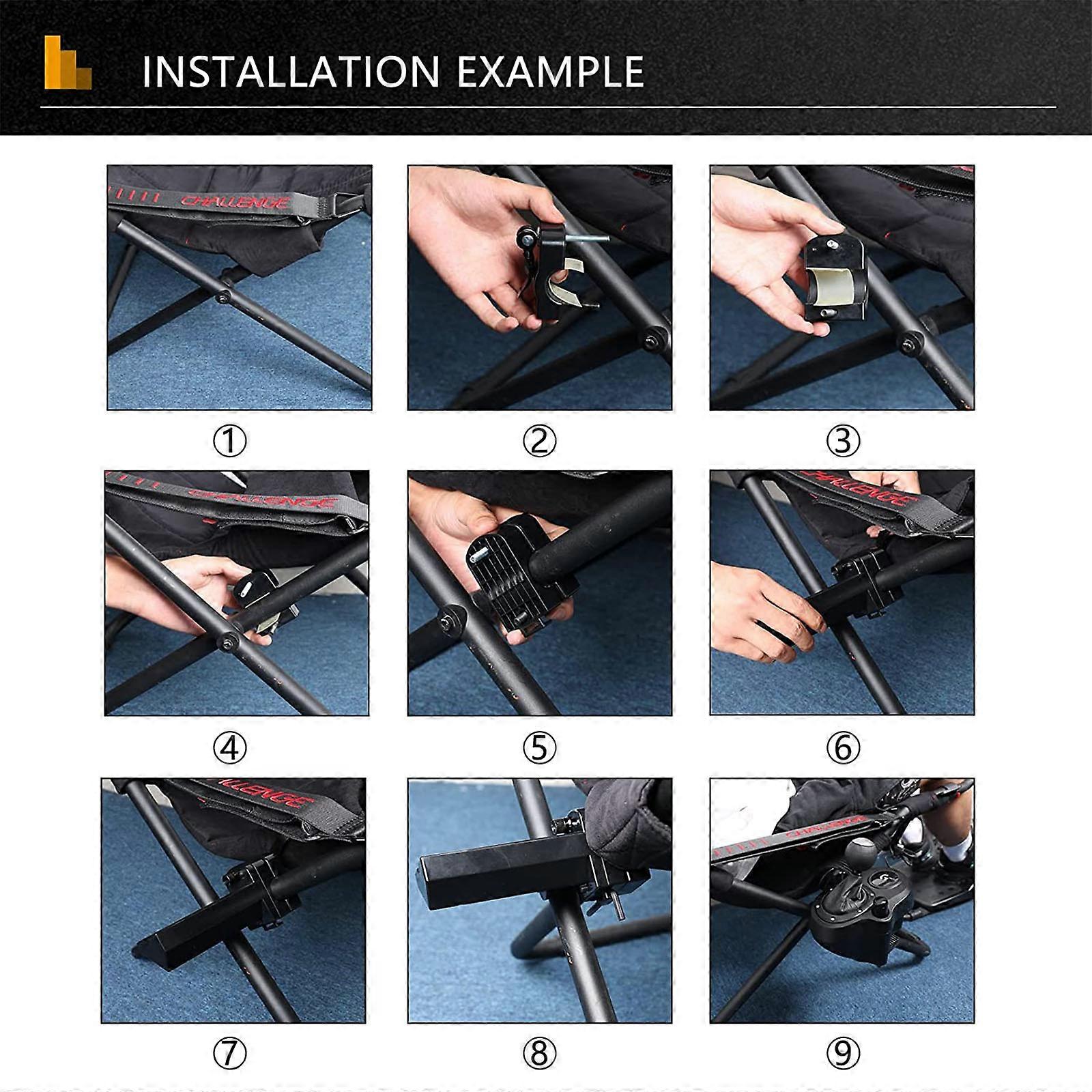 Right Gear Shifter Mount for Playseat Challenge Chair for Logitech G923 ...