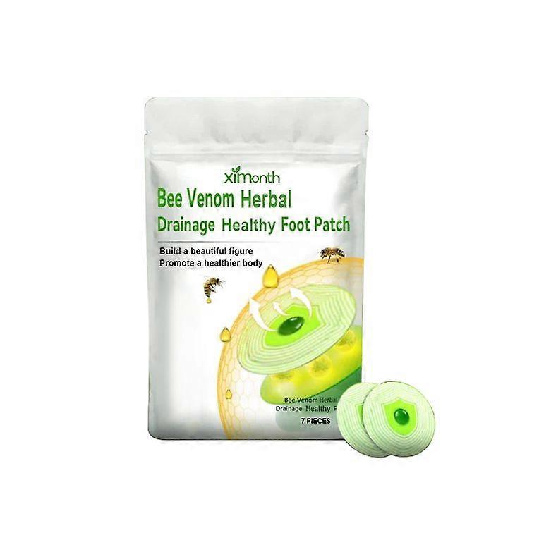 Bee Venom Herbal Drainage Healthy Foot Patch, Relieve Swelling Compact ...