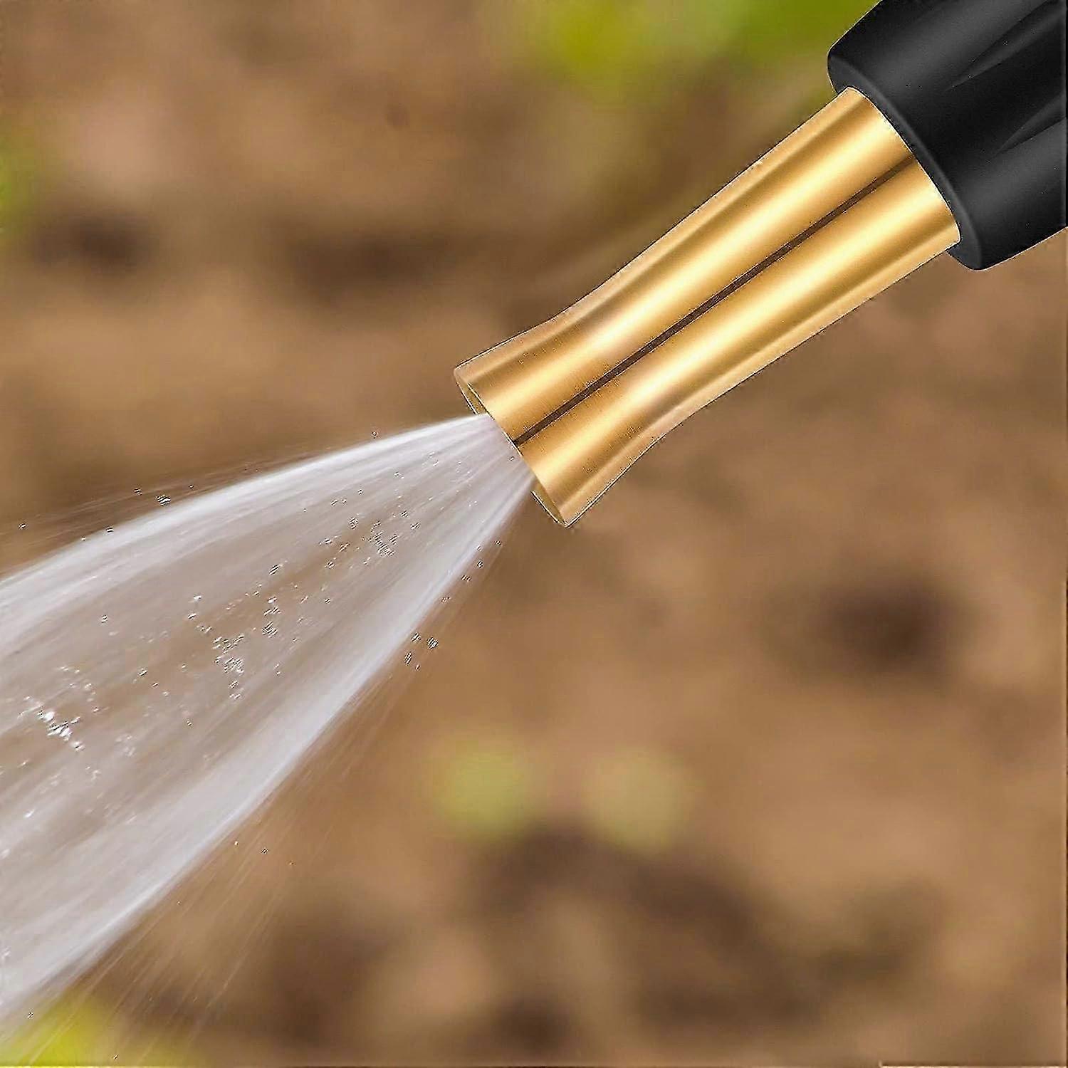 4 Pack Heavy Duty 3/4" Brass Nozzle Hose Adjustable Garden Water Nozzle ...