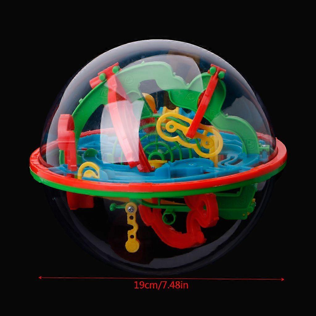 100 Barriers 3D Magic Intellect Ball Balance Maze Game Puzzle Toy Kids ...