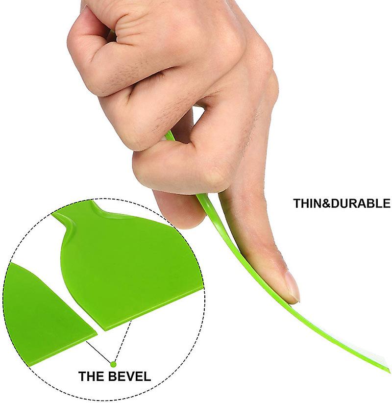 3 Piece Plastic Putty Knife Set, Flexible Paint Scraper, Wallpaper ...
