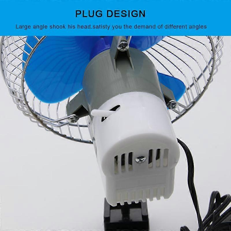 LBQ Summer Cooling Fan Rotation Adjustable Car Fan Mini Electric Auto ...