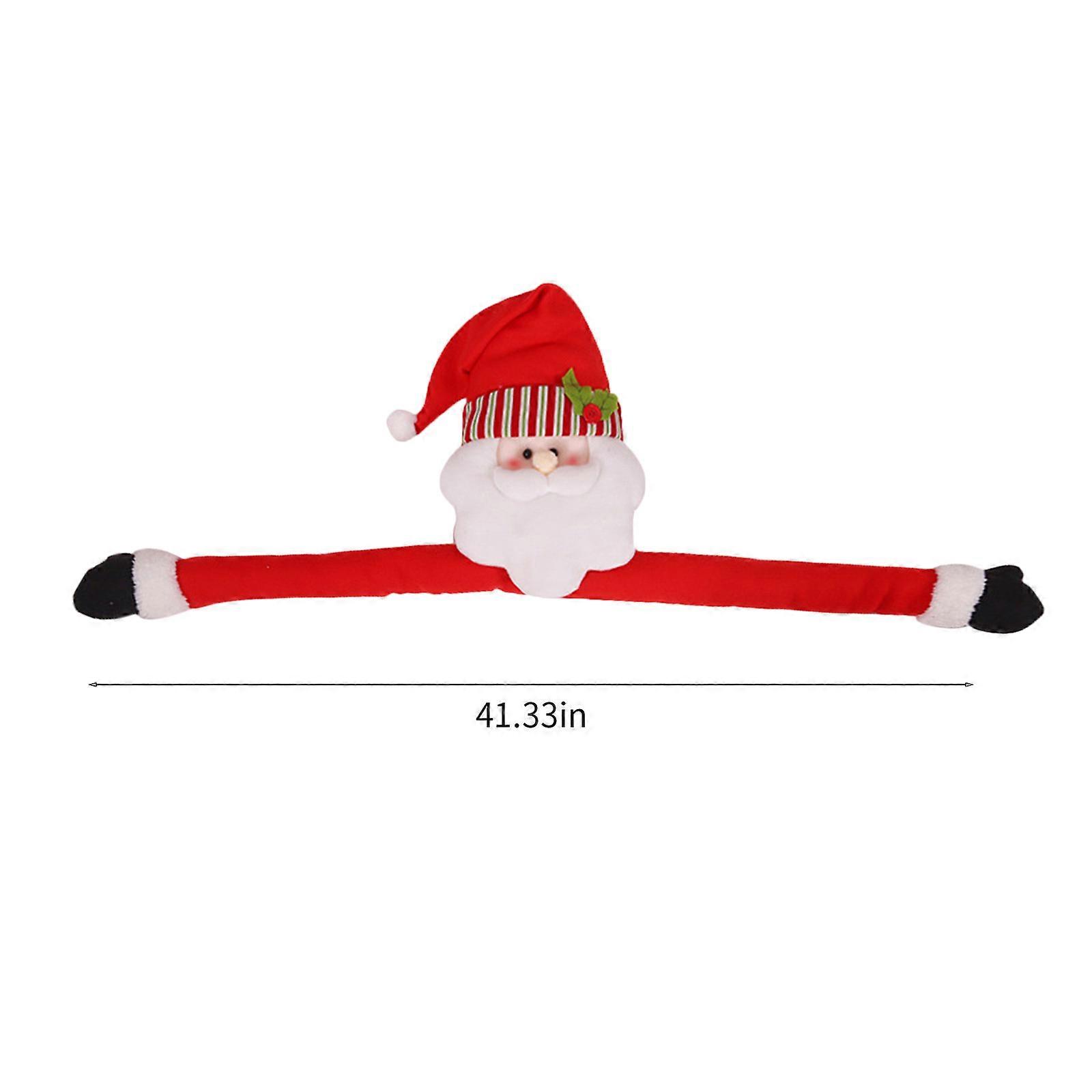 Christmas Tree Topper Santa Claus Doll Snowman Hugger, Xmas Home ...