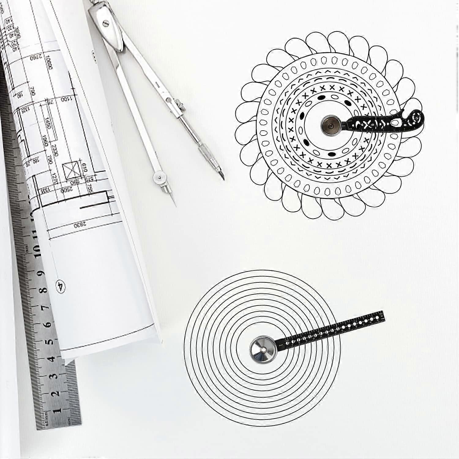 Multi Functional Drawing Ruler,Scale Ruler, All in One, Suitable for ...