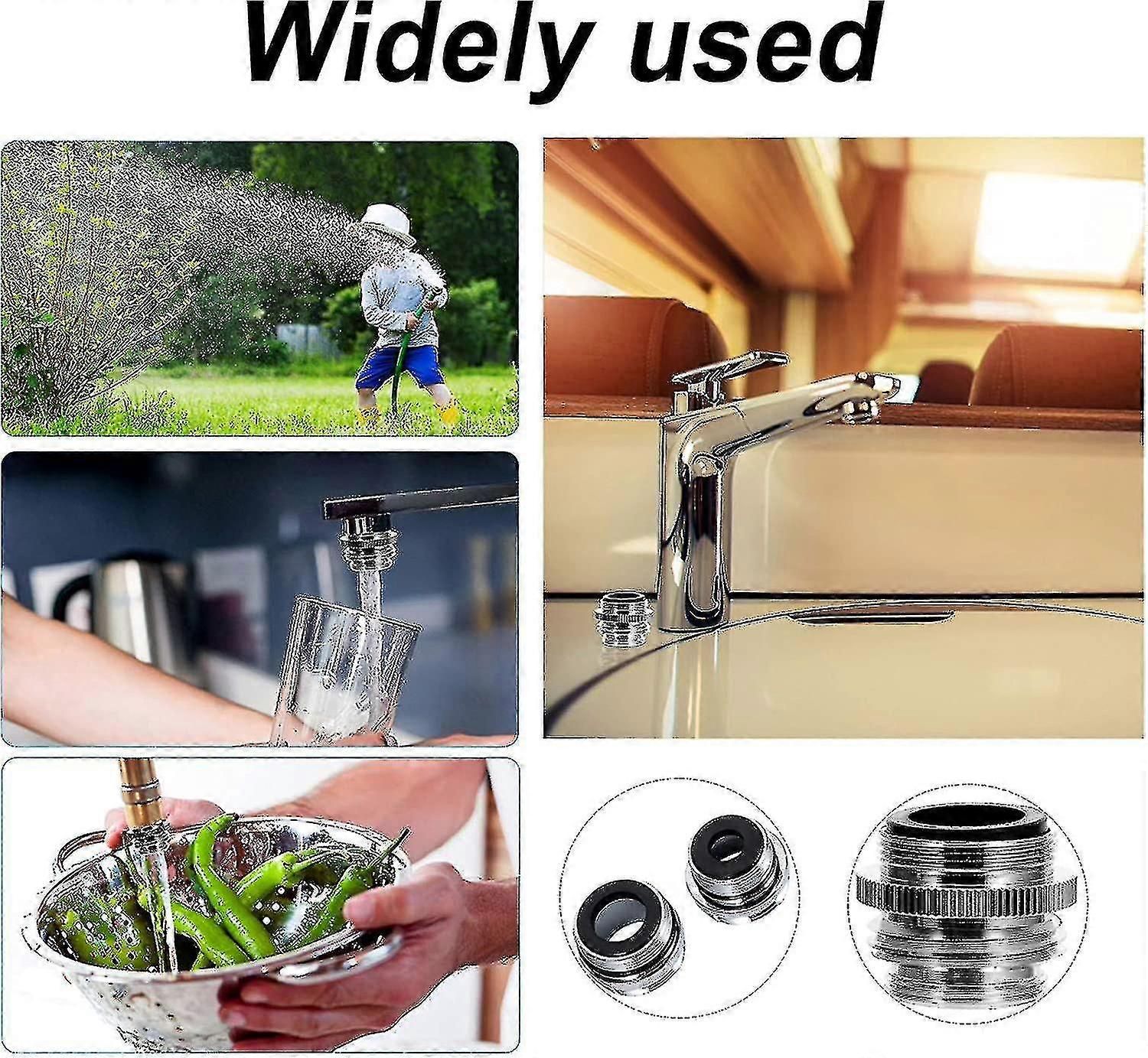 7pcs/set Faucet Aerator Adapter Kit,brass Kitchen Faucet Accessories ...