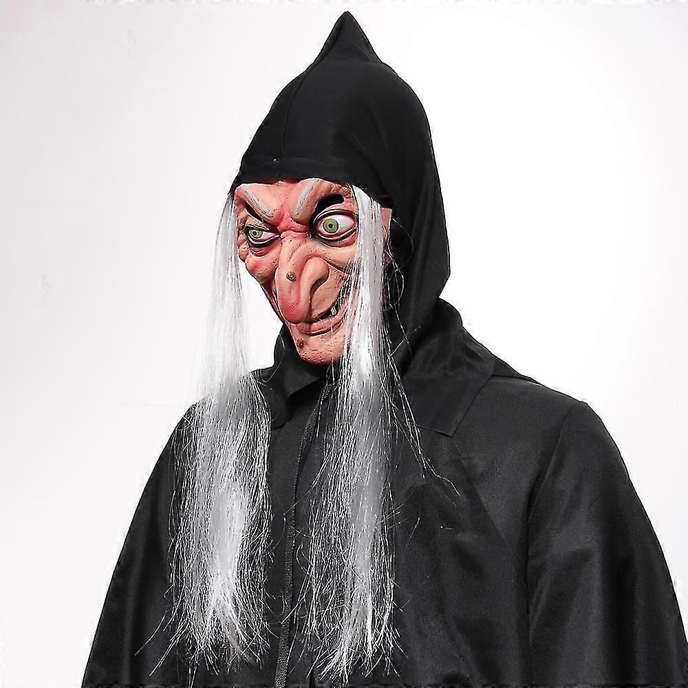Halloween Horror Witch Mask Cosplay Ghost Face Joker Sorceress Old Nana ...