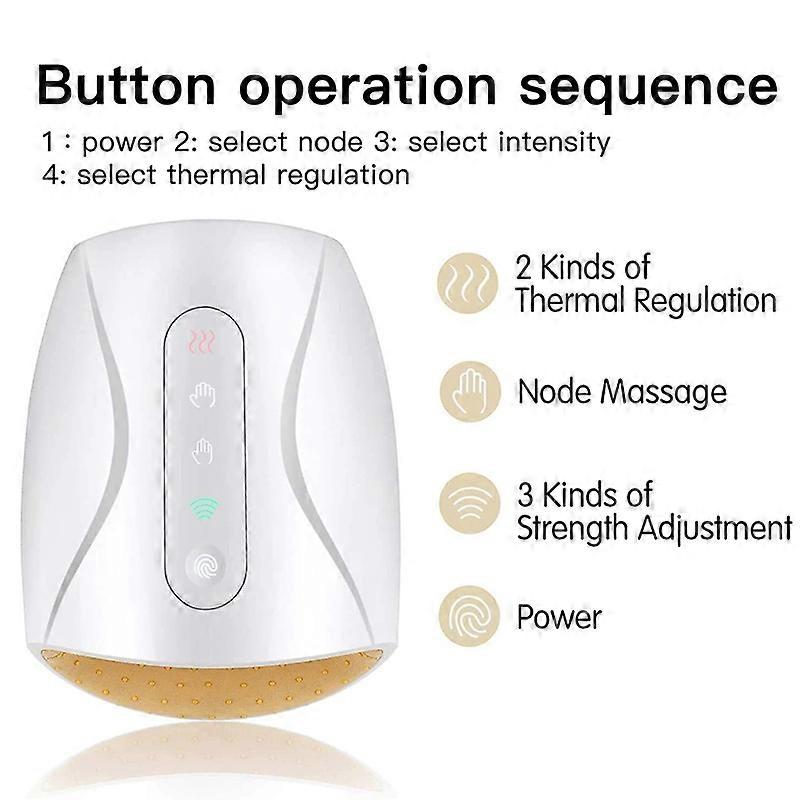 Electric Hand Massager Hot Compress Palms Finger Massage Instrument ...