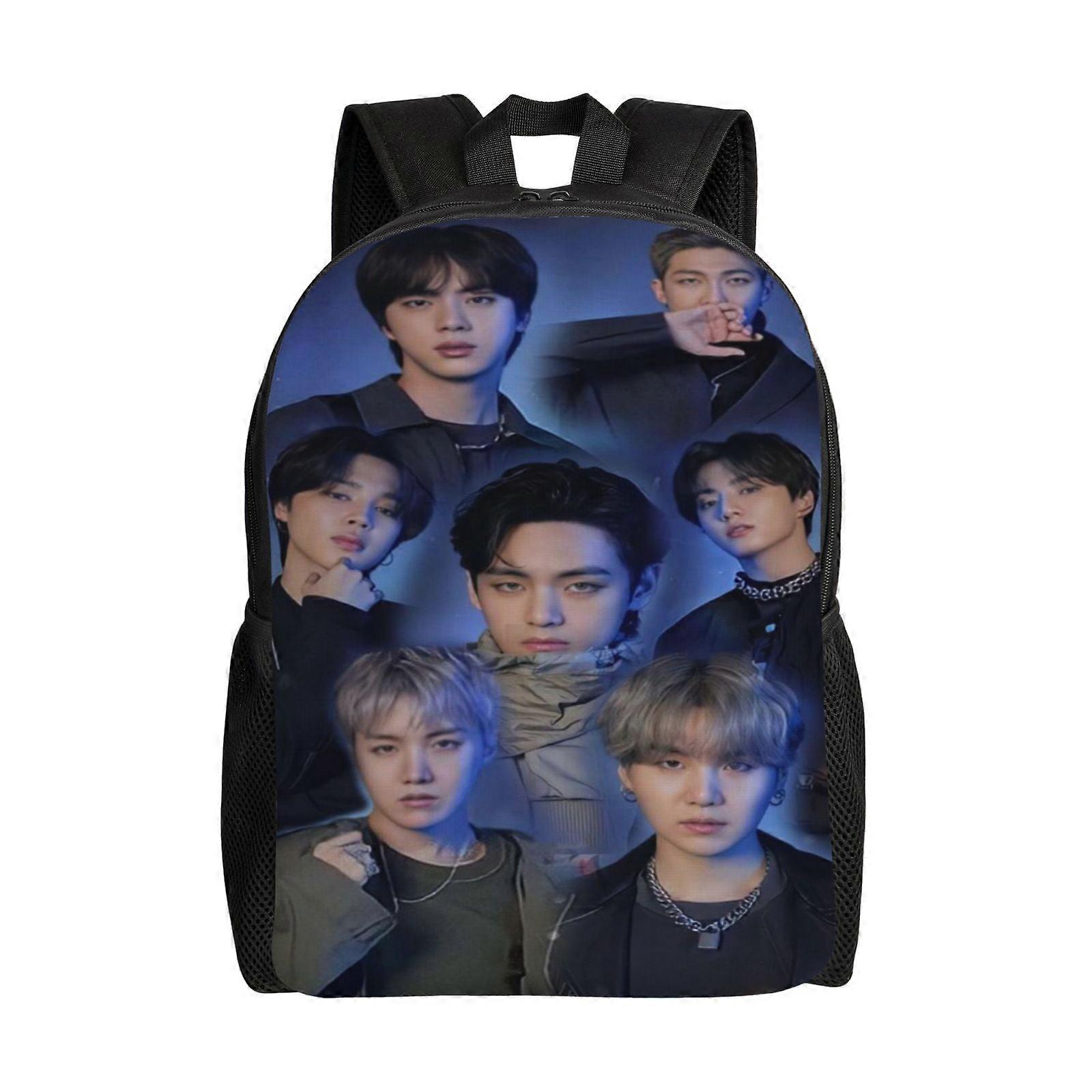 Kids K-Pop BTS Backpack D Print Cartoon Anime Backpacks Teenagers ...