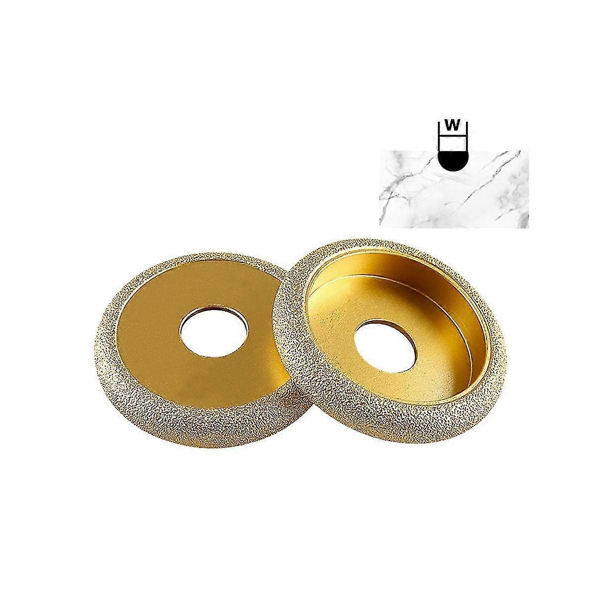 75mm Stone Edging Wheel Grinding Wheel Roman Slotted Granite Marble ...