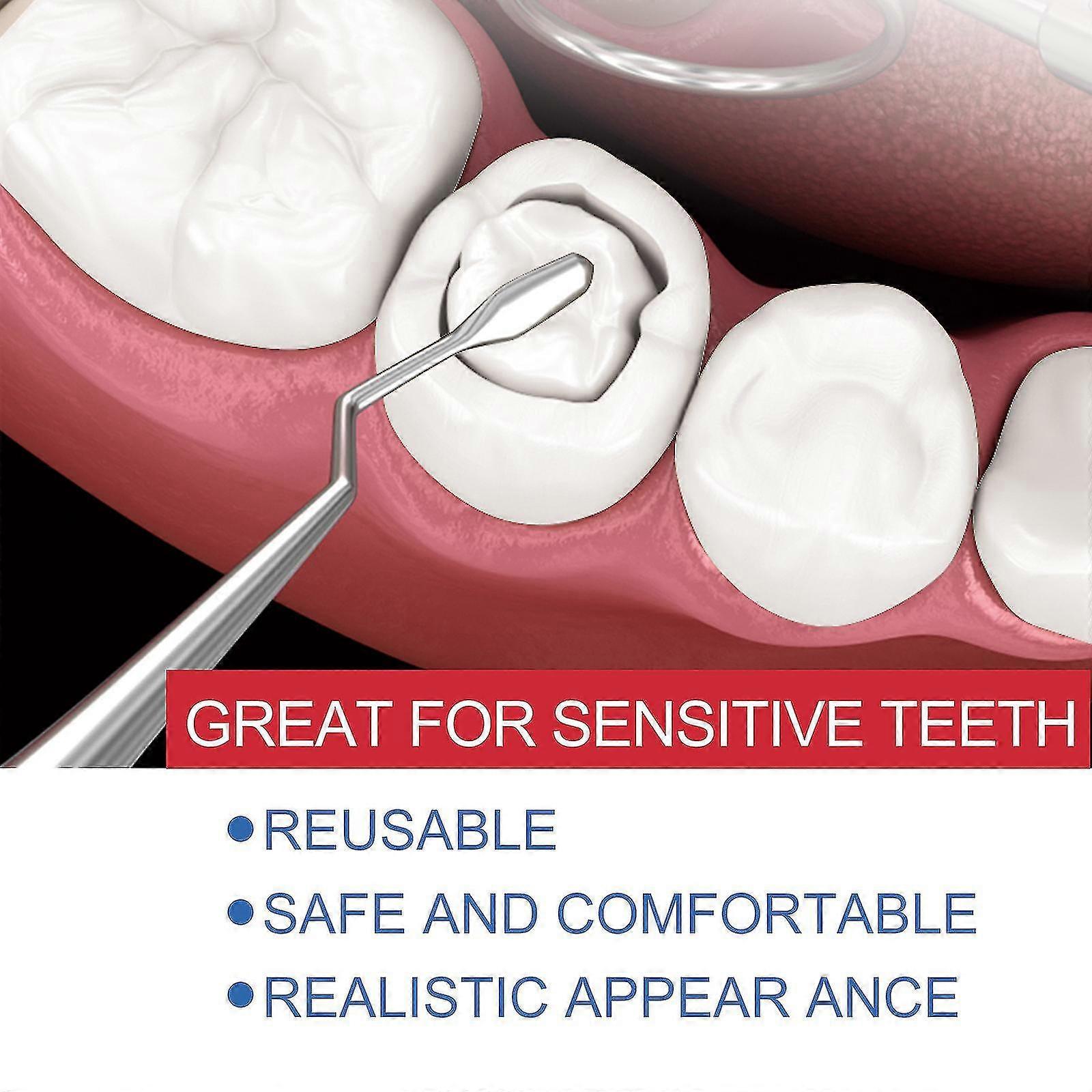 Tooth Repair Kit, Diy Temporary Tooth Replacement Kit&denture Repair ...